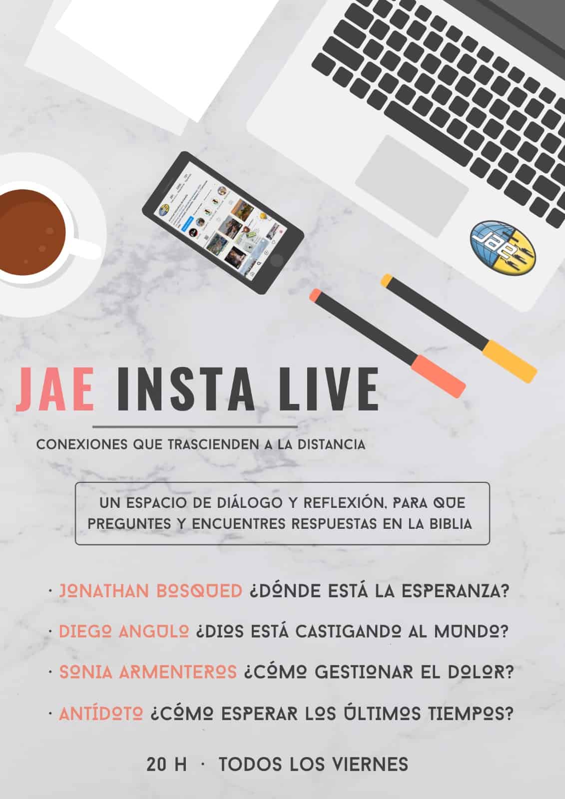 Comienza JAE Insta Live - Revista Adventista de España